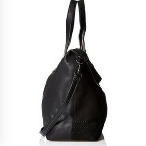 MG Collection | Bags | Mg Collection Oversized Weekender Bag Black ...